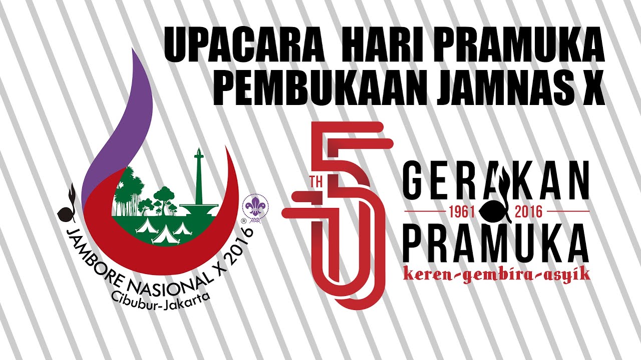 Flashback : Upacara Hari Pramuka ke-55 dan Pembukaan Jamnas X 2016 ...