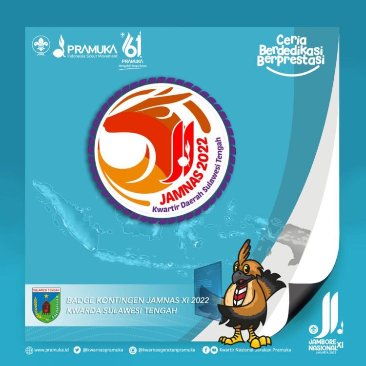 Inilah 34 Badge Kontingen Daerah Peserta Jamnas XI 2022 – Jamnas Pramuka XI